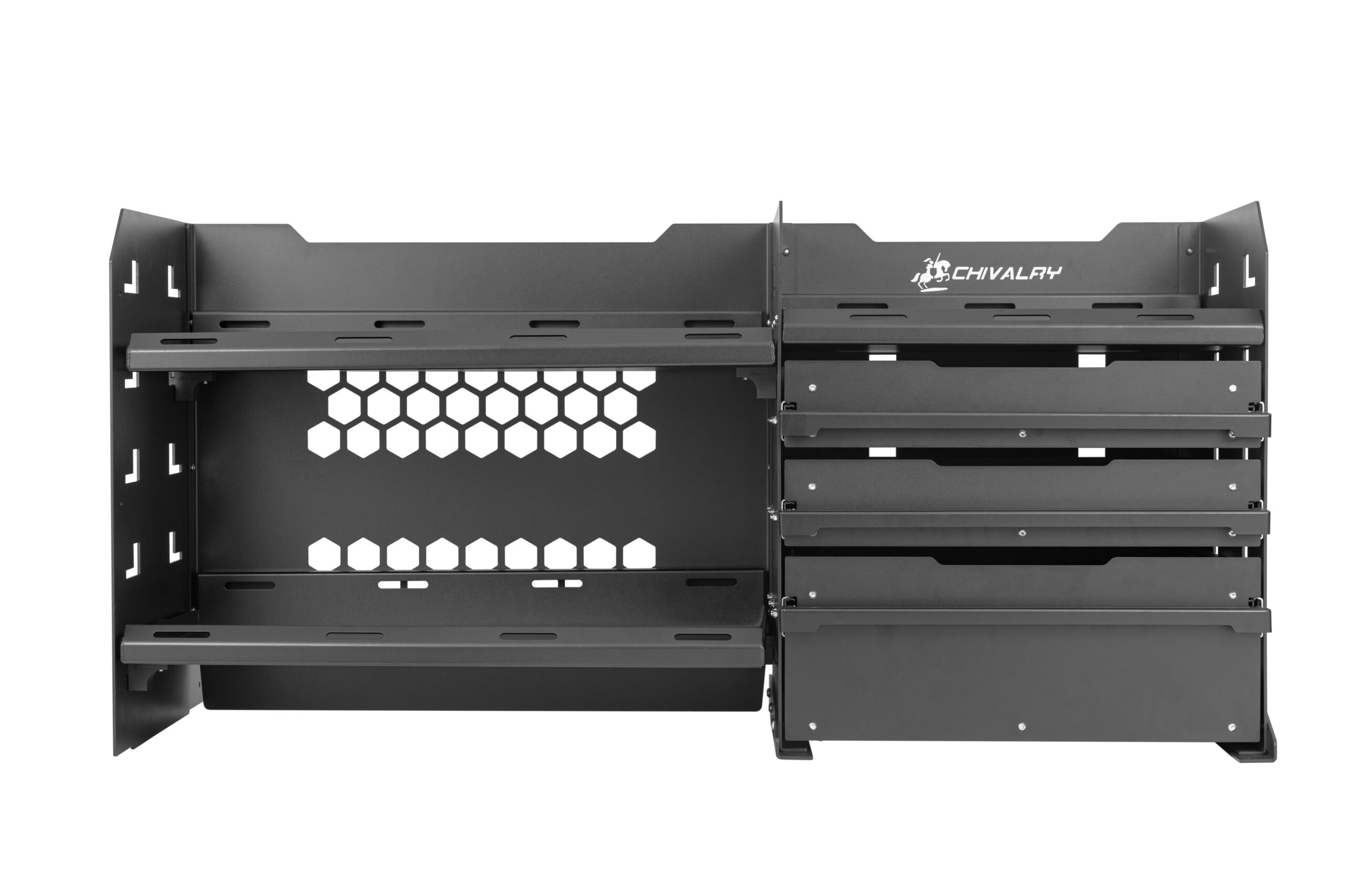 Aluminium Drawer Unit 1400mmL Black | UTE Chivalry